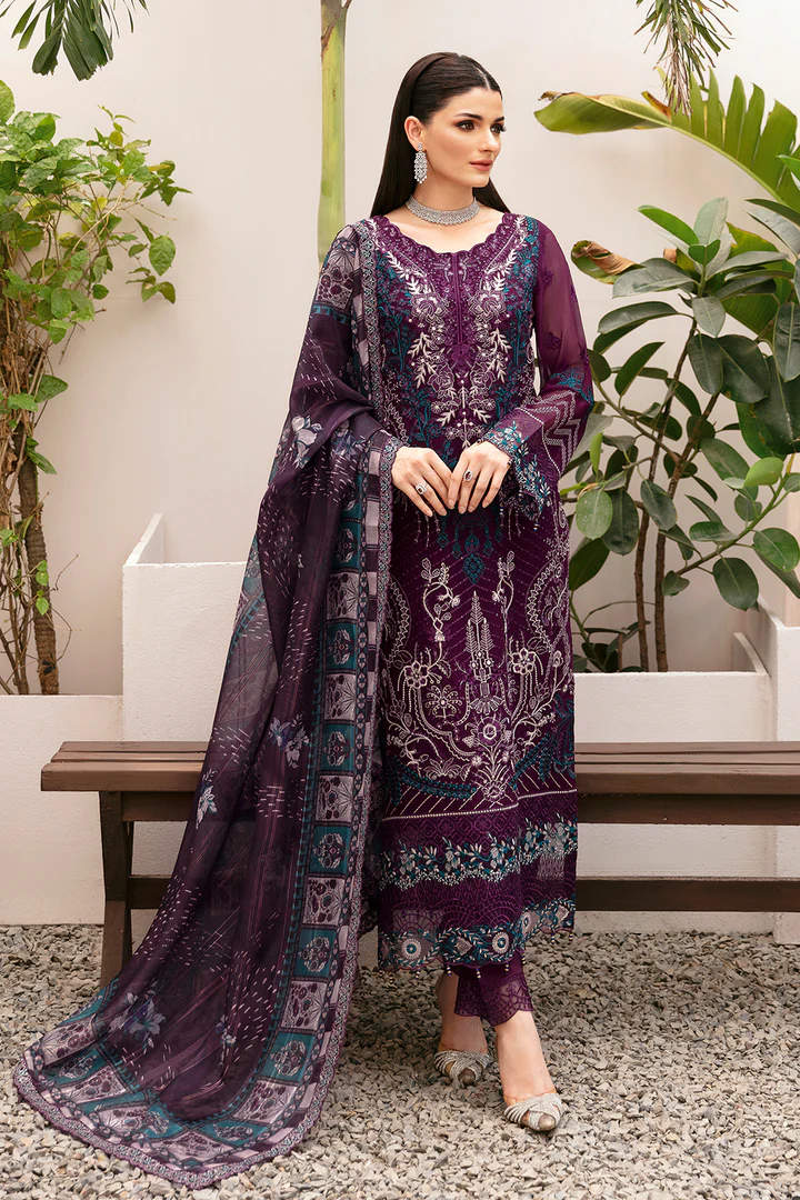 ECR-101 Pakistani Designer Dress. Stitched. Ready to ship. - Eastern Clozet
