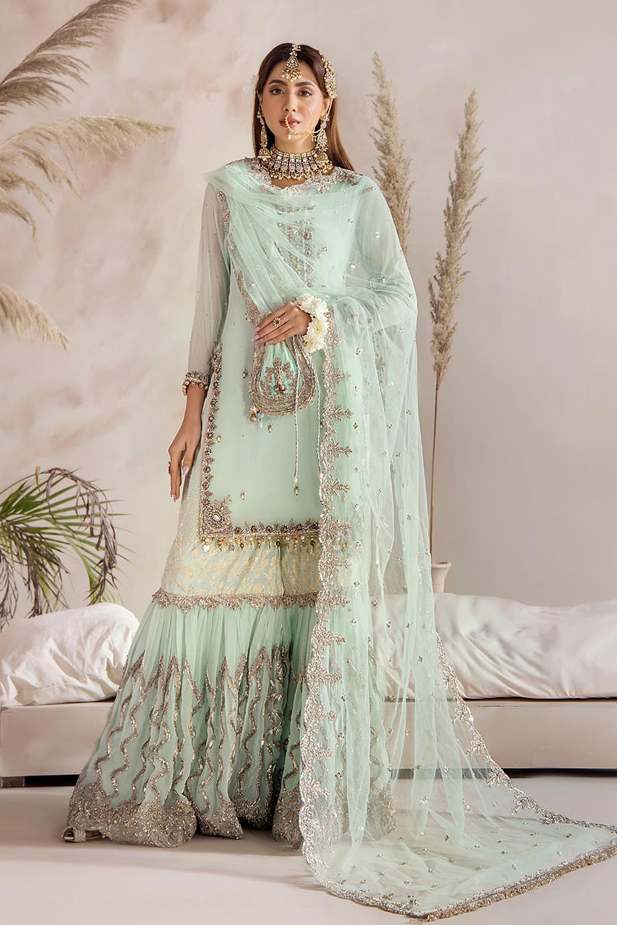 EC-267 Khuda Baksh Original Gharara Set - Eastern Clozet